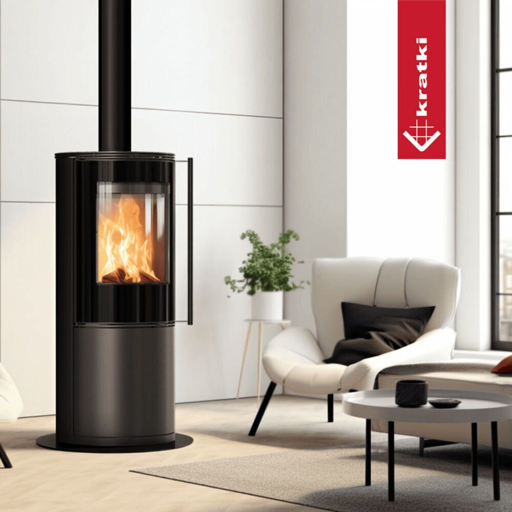 Code: Sven Freestanding Fireplace 12kw - Stone Creations